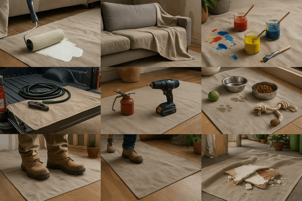Drop Cloths Reimagined: Why Your Material Choice Matters